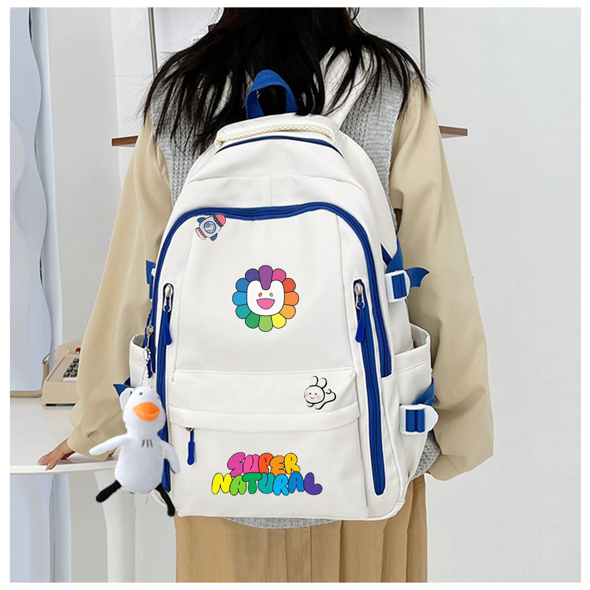 [Fan-made] NewJeans SUPERNATURAL Korean Style Backpack – NewJeans Universe